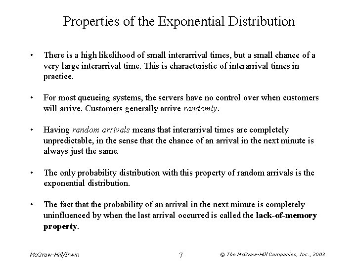 Table of Contents Chapter 14 Queueing Models Elements
