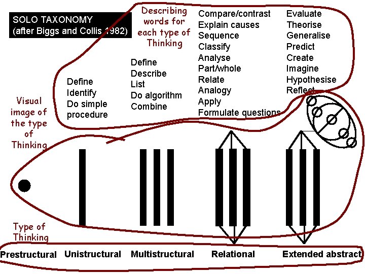 Understanding Levels of Thinking using SOLO TAXONOMY after
