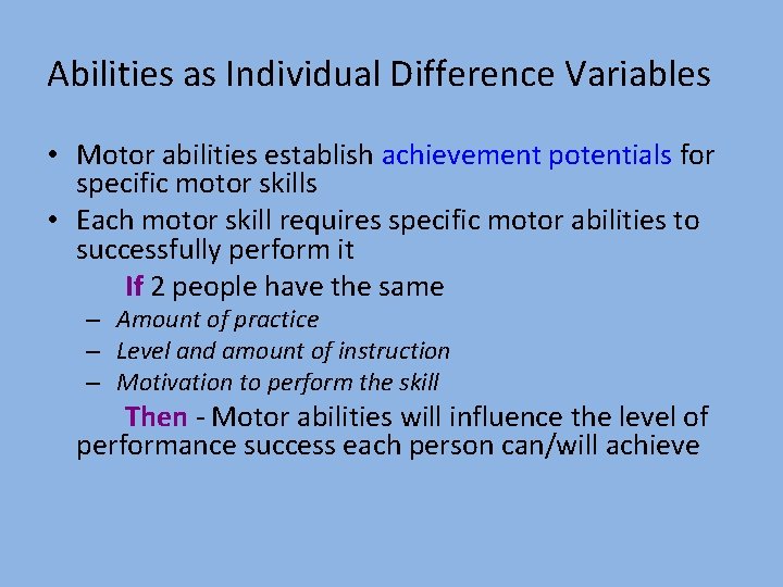 Motor Skills Ashira Hiruntrakul Ph D Important vocabulary