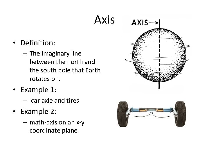 Seasons Vocabulary RevolveRevolution Definition to move in a