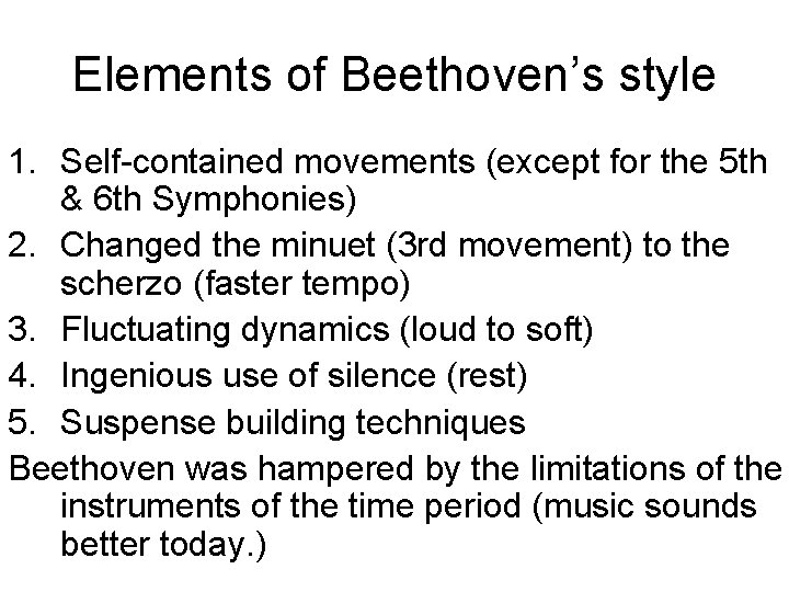 Transitional Romantic Music Ludwig von Beethoven Ludwig von