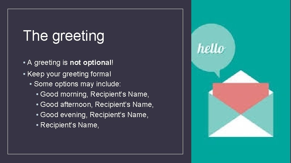 A GUIDE TO EMAIL ETIQUETTE C 11 th