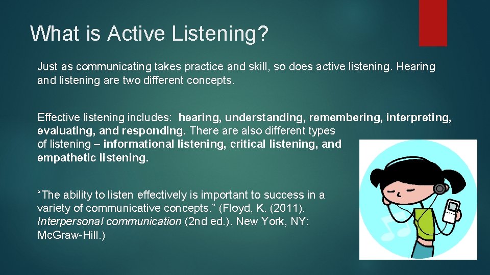 Active Listening Training BY RACHEL SWICK MAVITY WALDEN