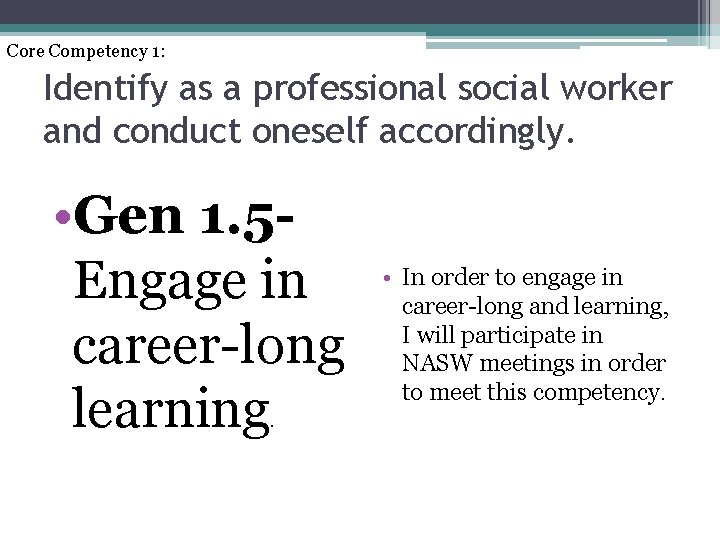 Competency Presentation 1 2 Sabel Hunt August 26