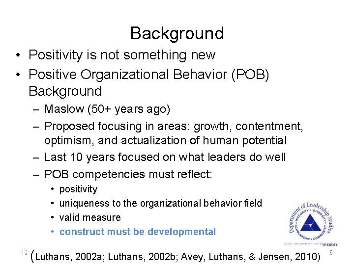 Examining the Relationship Between Leaders Psychological Capital and