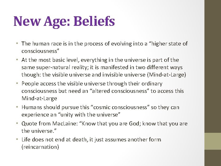 Overview of Marxism and Cosmic Humanism New Age