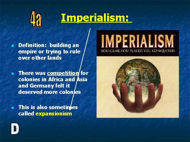 Chapter 24 World War I Section 1 War