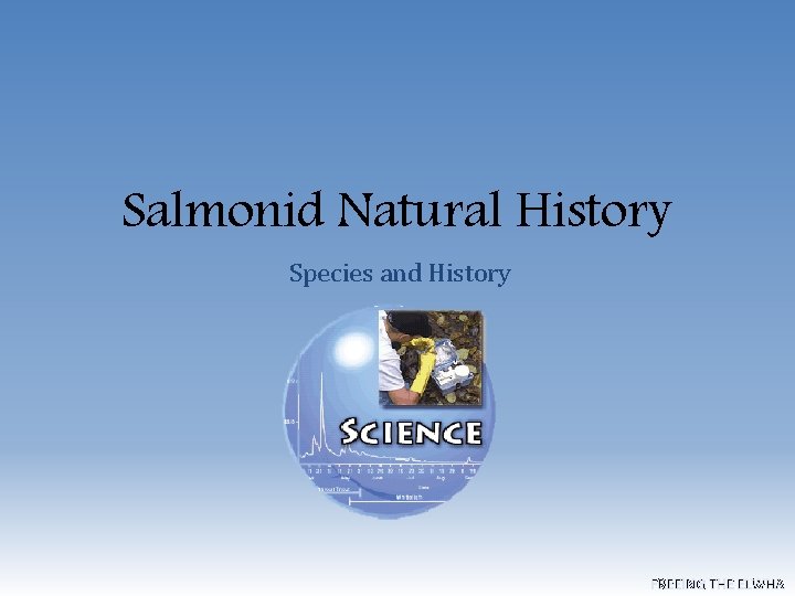 Salmonid Natural History Species and History FREEING THE