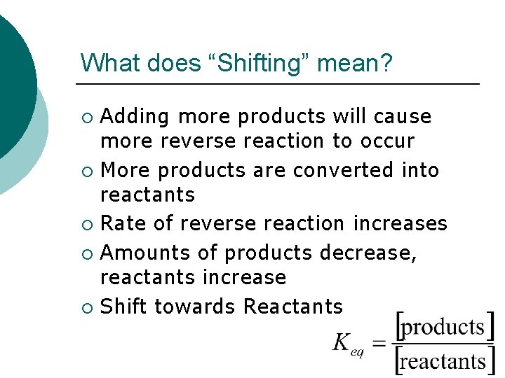 Equilibrium Chapter 18 Collision Theory a reaction is