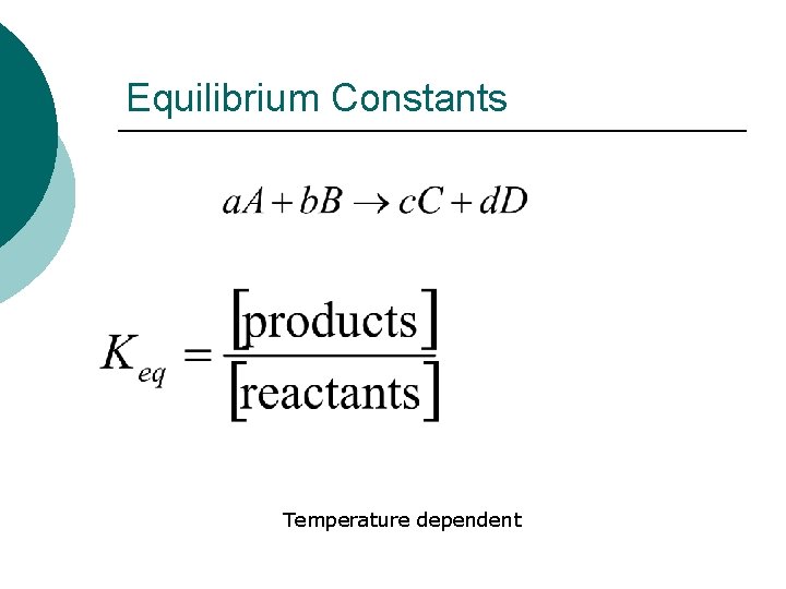 Equilibrium Chapter 18 Collision Theory a reaction is