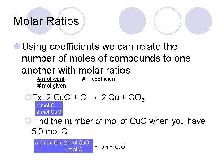 7 1 Stoichiometry Objective 2 Chemistry Essential Questions