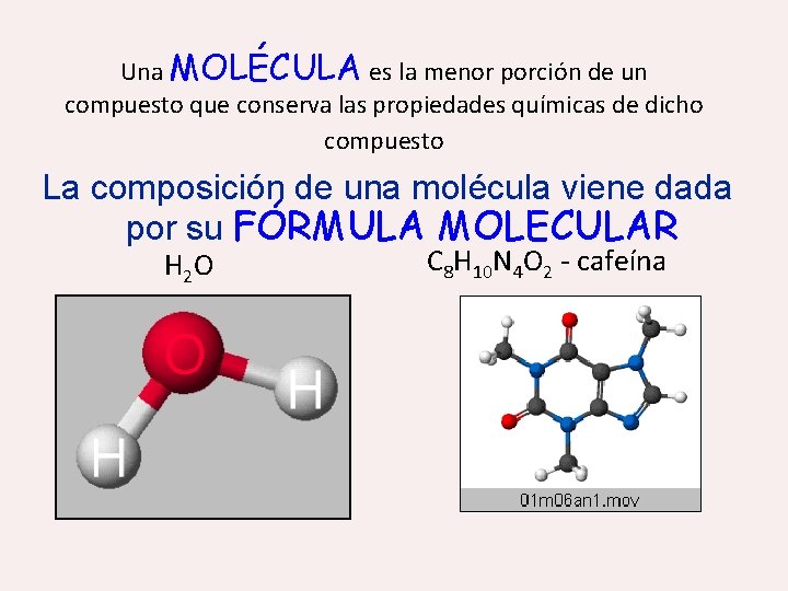Un compuesto es una sustancia pura formada por