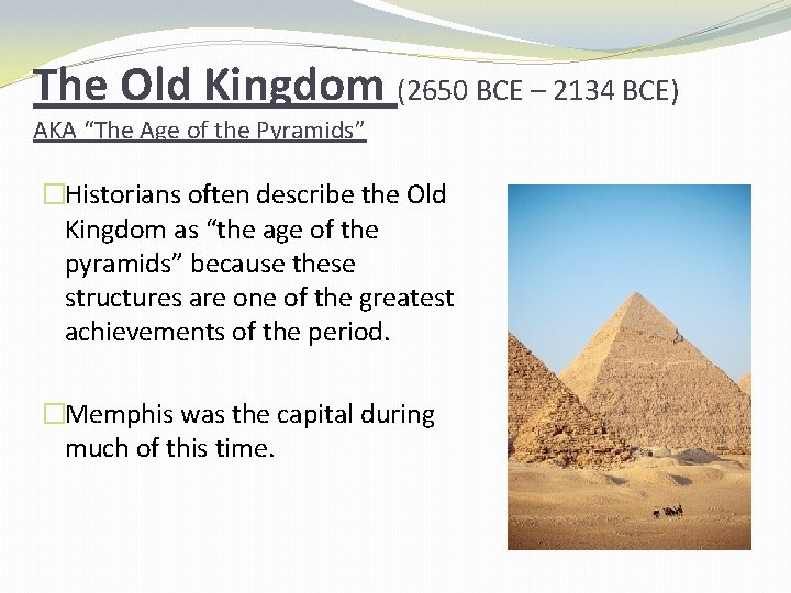 Egypt Historical Timeline TERMS Dynasty a line of