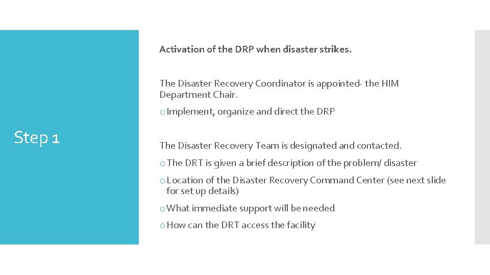Disaster Recovery Plan ABC Hospital Prepared by Jennifer