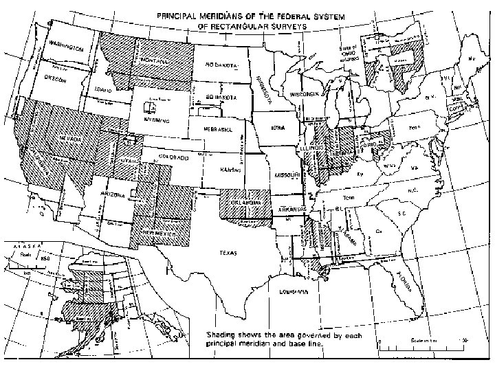 Public Land Survey Part one Township Range and