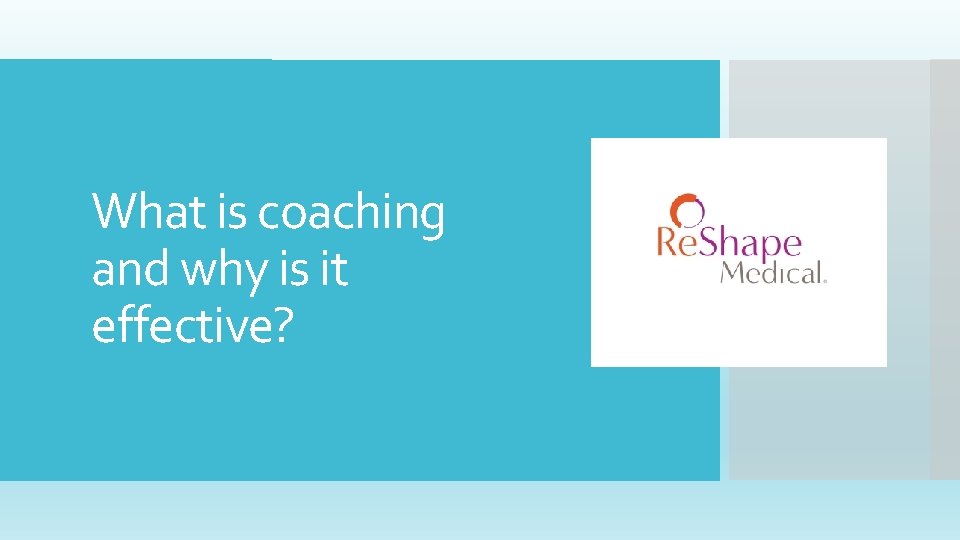 What is coaching and why is it effective