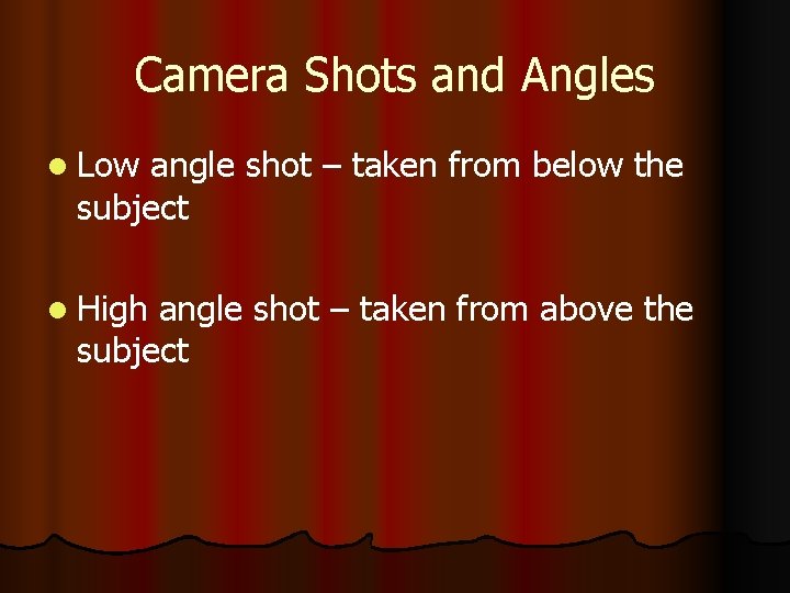 English 12 B Film Notes How many films
