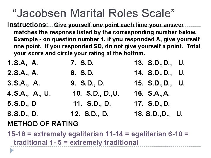 Gender Roles in Marriage Masculine or feminine Jacobson