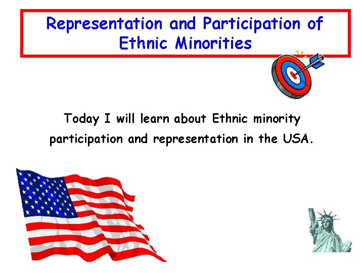 Representation and Participation of Ethnic Minorities Today I