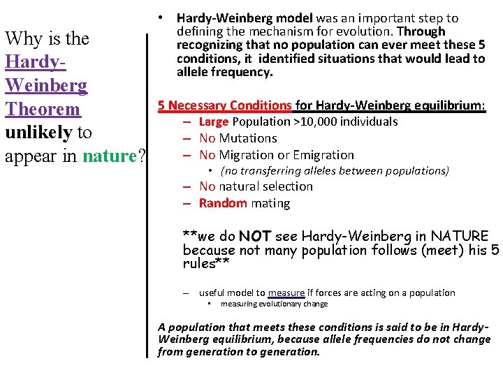 5 Agents of evolutionary change Mutation Gene Flow