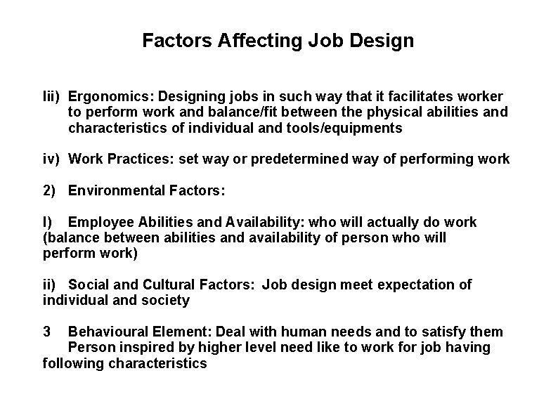 Chapter 5 ANALYZING WORK AND DESIGNING JOBS Lecture
