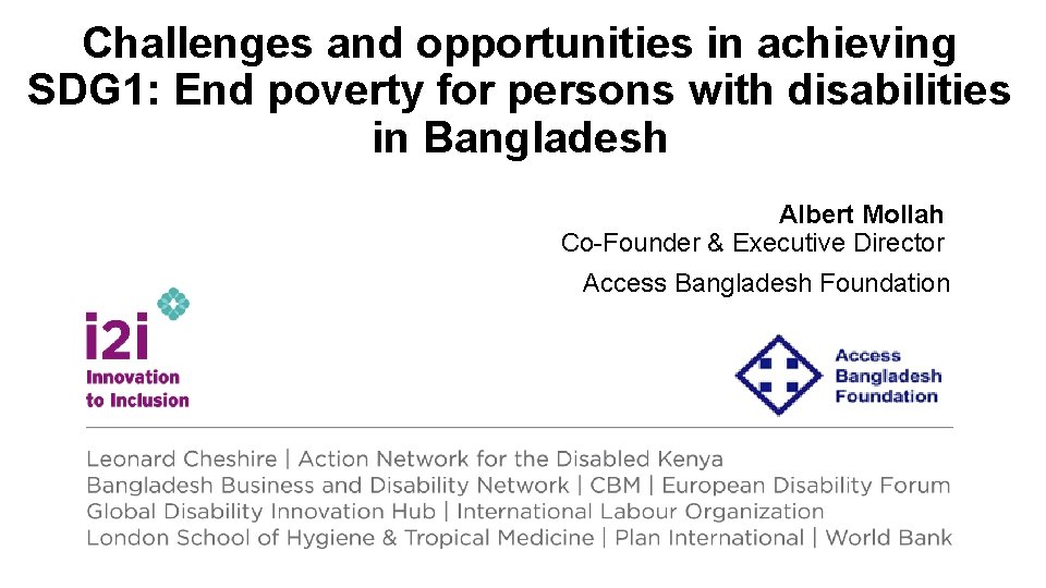 Challenges and opportunities in achieving SDG 1 End