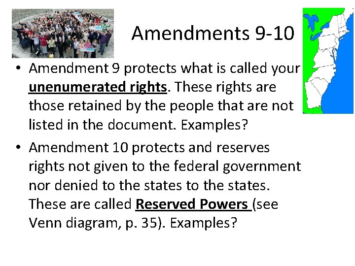 Bill of Rights Review Productive Thinking Skills Amendments
