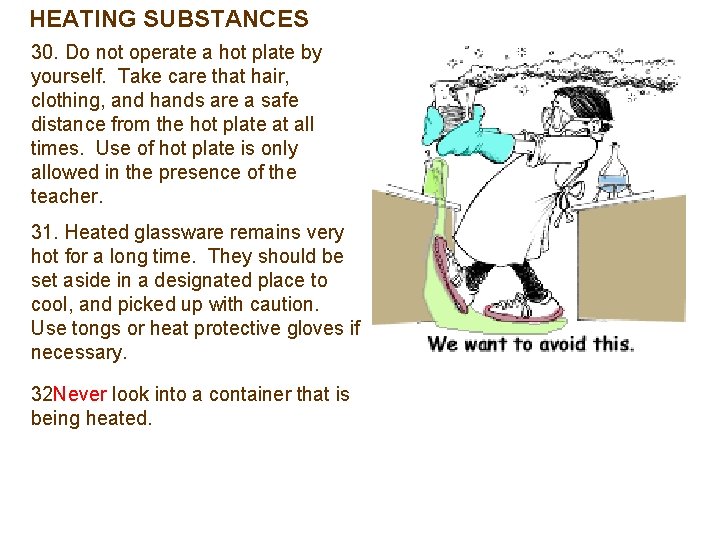 Lab Safety Rules GENERAL GUIDELINES 1 Conduct yourself