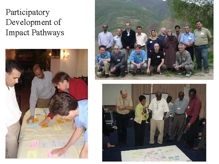 Impact pathways for the BFPs Boru Douthwaite BFPImpact