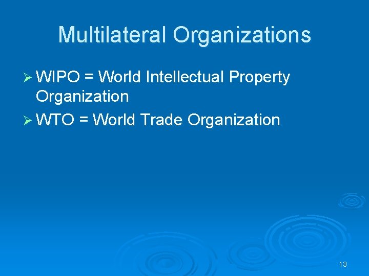 Intellectual Property Rights in a Global Economy Steve
