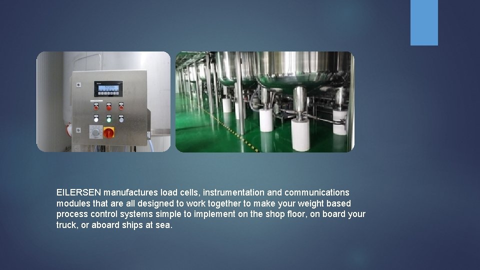 EILERSEN THE WEIGHING EXPERTS EILERSEN THE WEIGHING EXPERTS