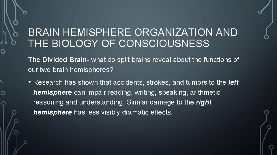 BIOLOGICAL BASES OF BEHAVIOUR THE CEREBRAL CORTEX AP