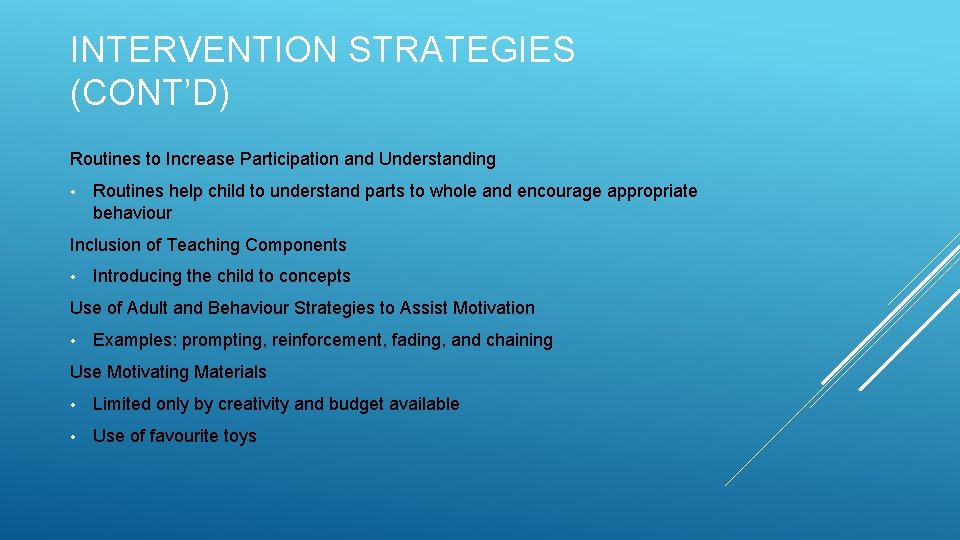 TEACHING ORIENTATION AND MOBILITY FOR THE EARLY CHILDHOOD