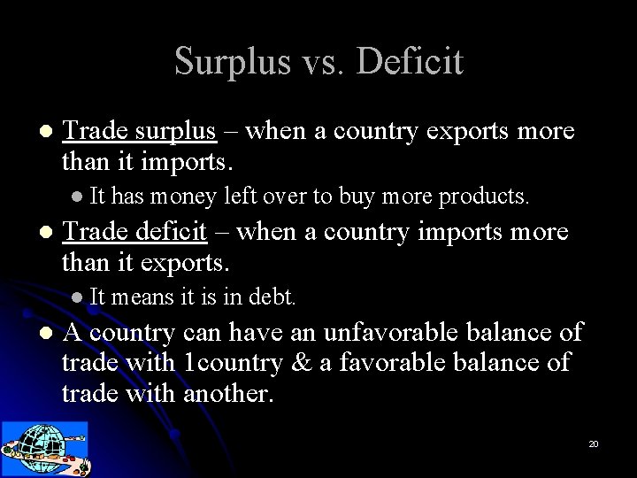 Ch 10 Business in a Global Economy Introduction