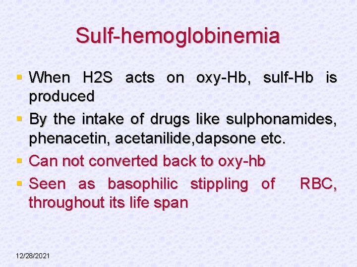 Learning Objectives Fetal Hb Carboxy Hb MetHb Hemoglobinopathies