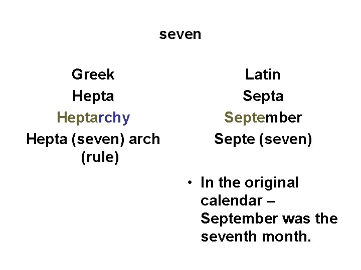 Wordskills Lesson 4 one Greek Monocle Mono one