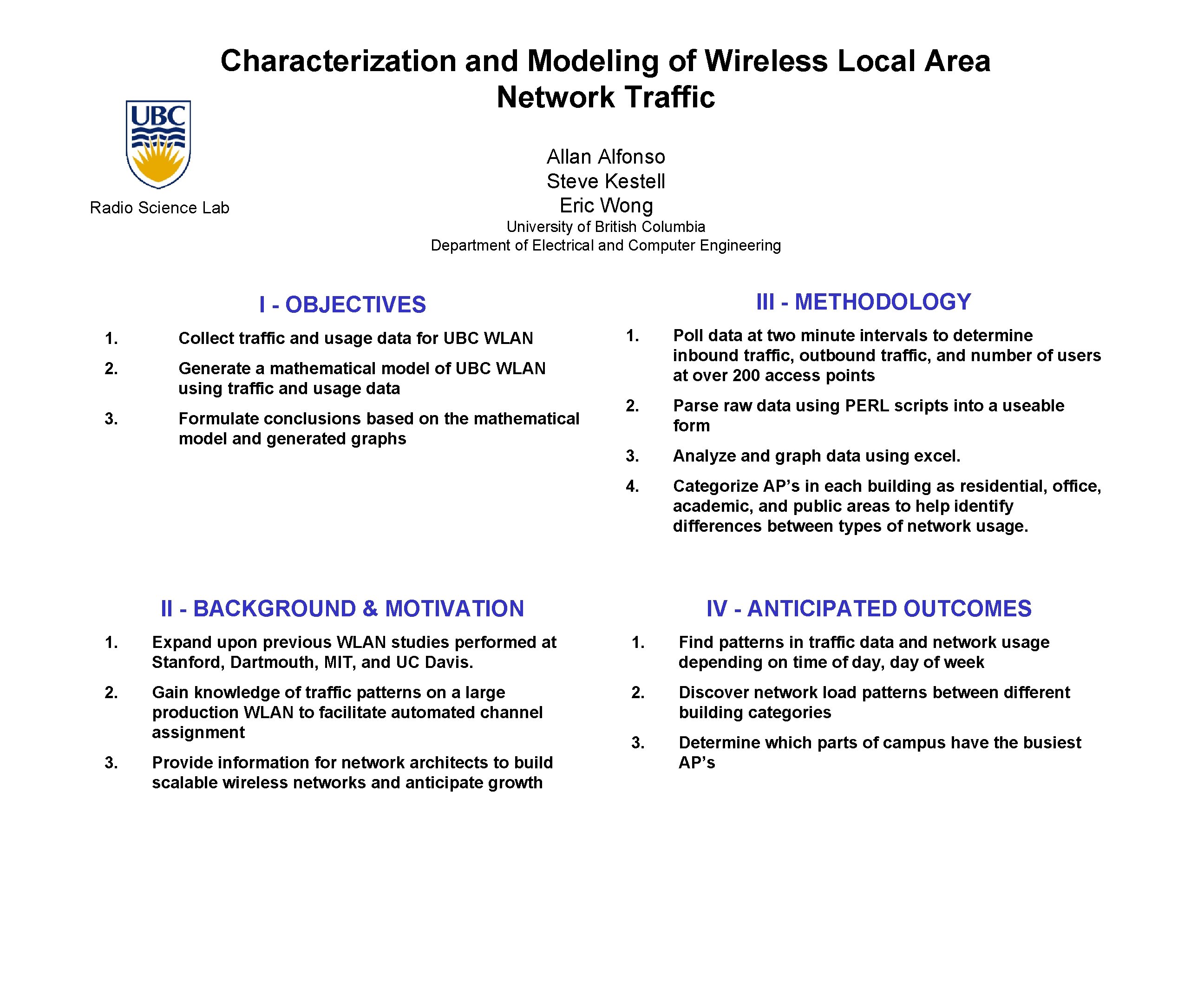 Characterization and Modeling of Wireless Local Area Network