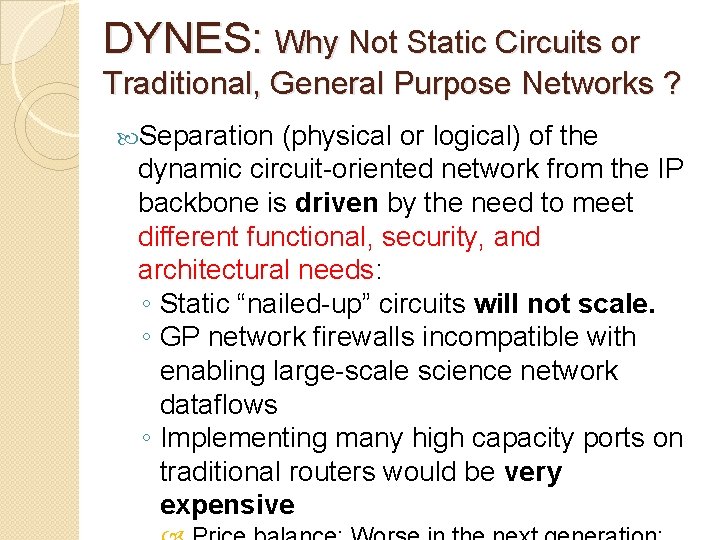 The DYNES Architecture LHC Data Movement Shawn Mc