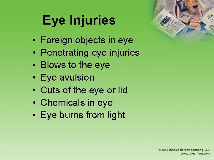 Head and Spinal Injuries Head Injuries Scalp wounds