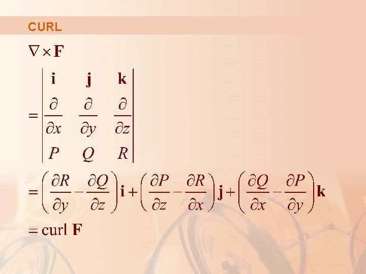 17 VECTOR CALCULUS VECTOR CALCULUS Here we define