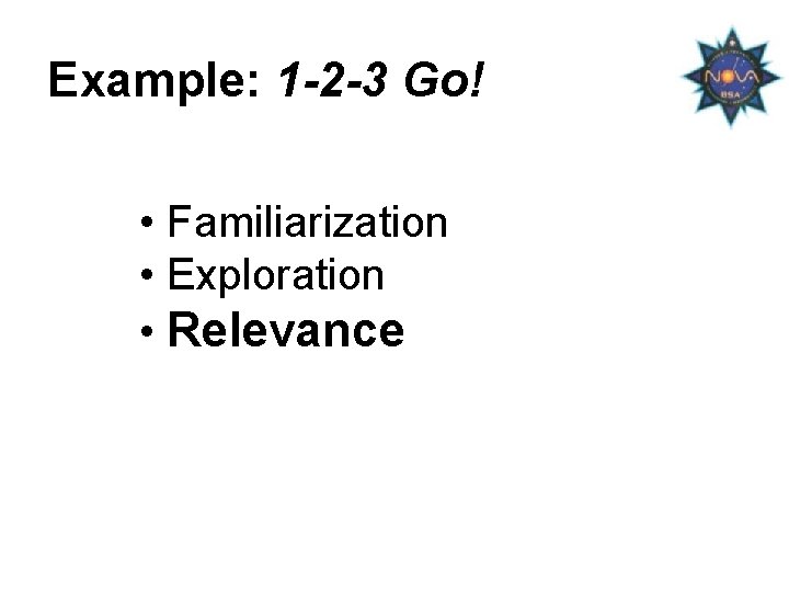 NOVA Counselor Training Learning Objectives The aims of