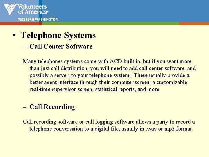 Introduction to Telecommunication Equipment 201 PBX ACD IVR
