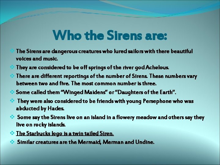 The Sirens The Beautiful but Deadly Arianna Collins