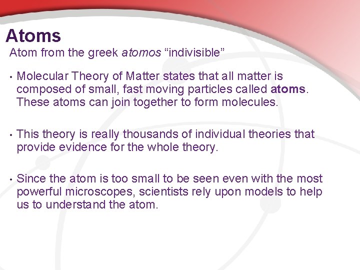 What is an atom Grade 10 ST What