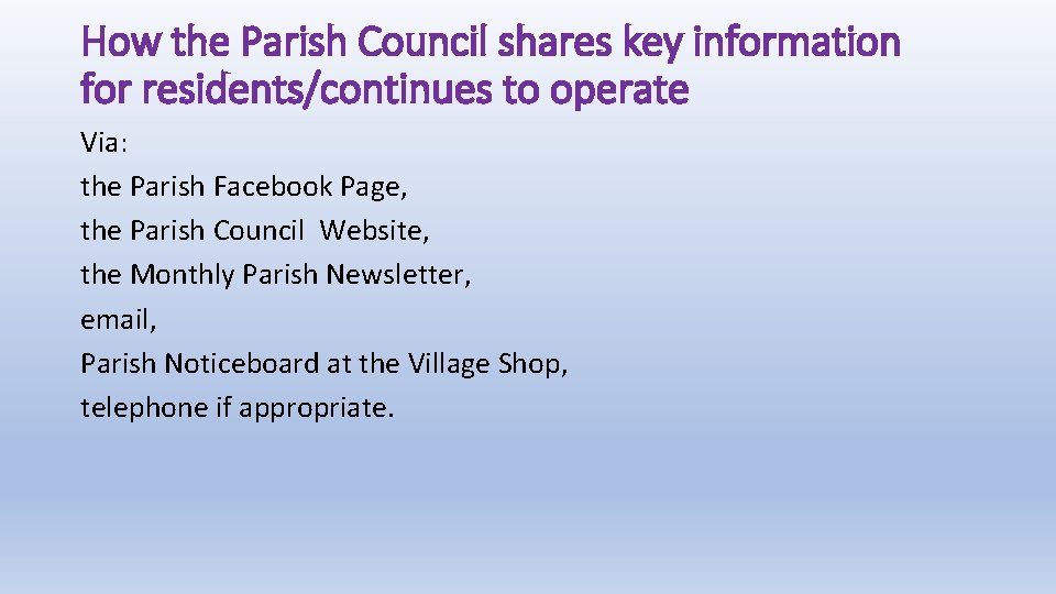 HEALTH WELLBEING PLAN Clavering Parish Council This plan