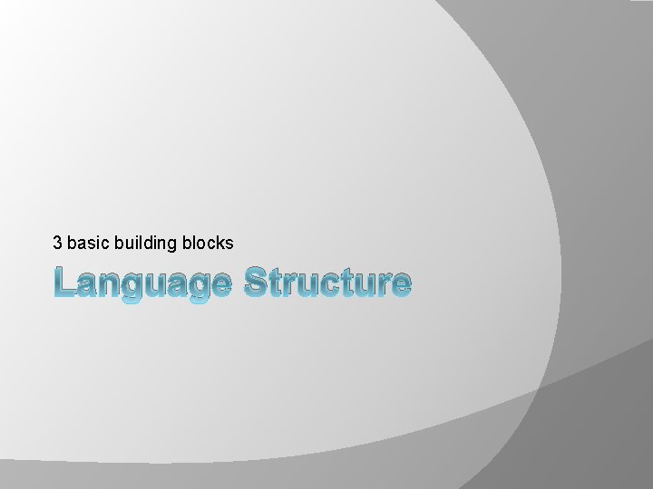 Thursday November 15 What are the two types