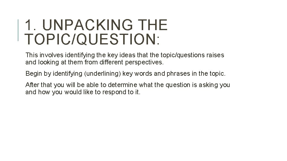 BROOKLY N Writing a Text Response OVERVIEW An