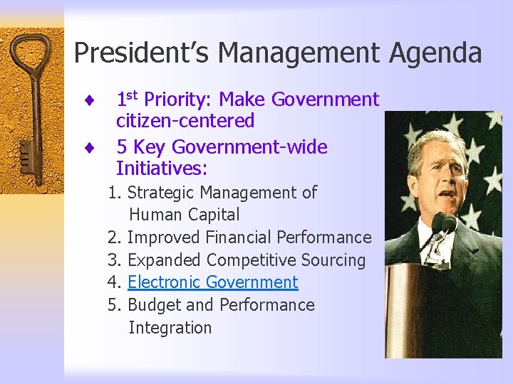 eAuthentication Initiative Where we are how we arrived