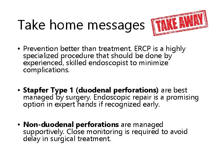 Post ERCP Perforation Joint Hospital Surgical Grand Round