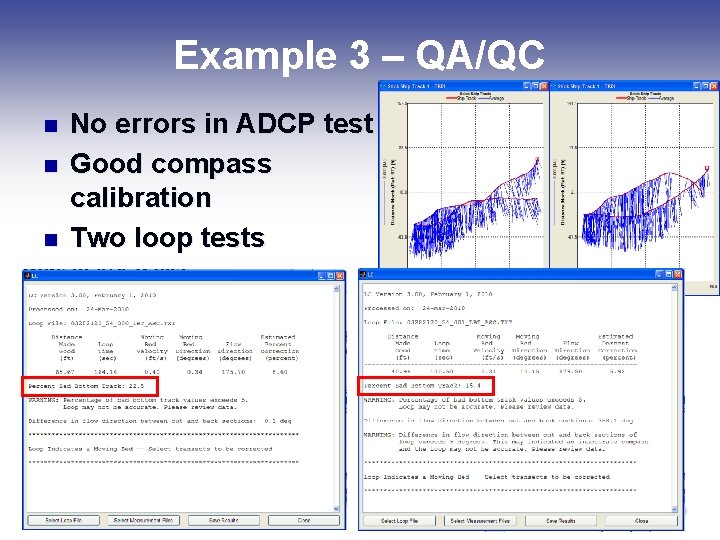 Review and Rating of MovingBoat ADCP Q Measurements
